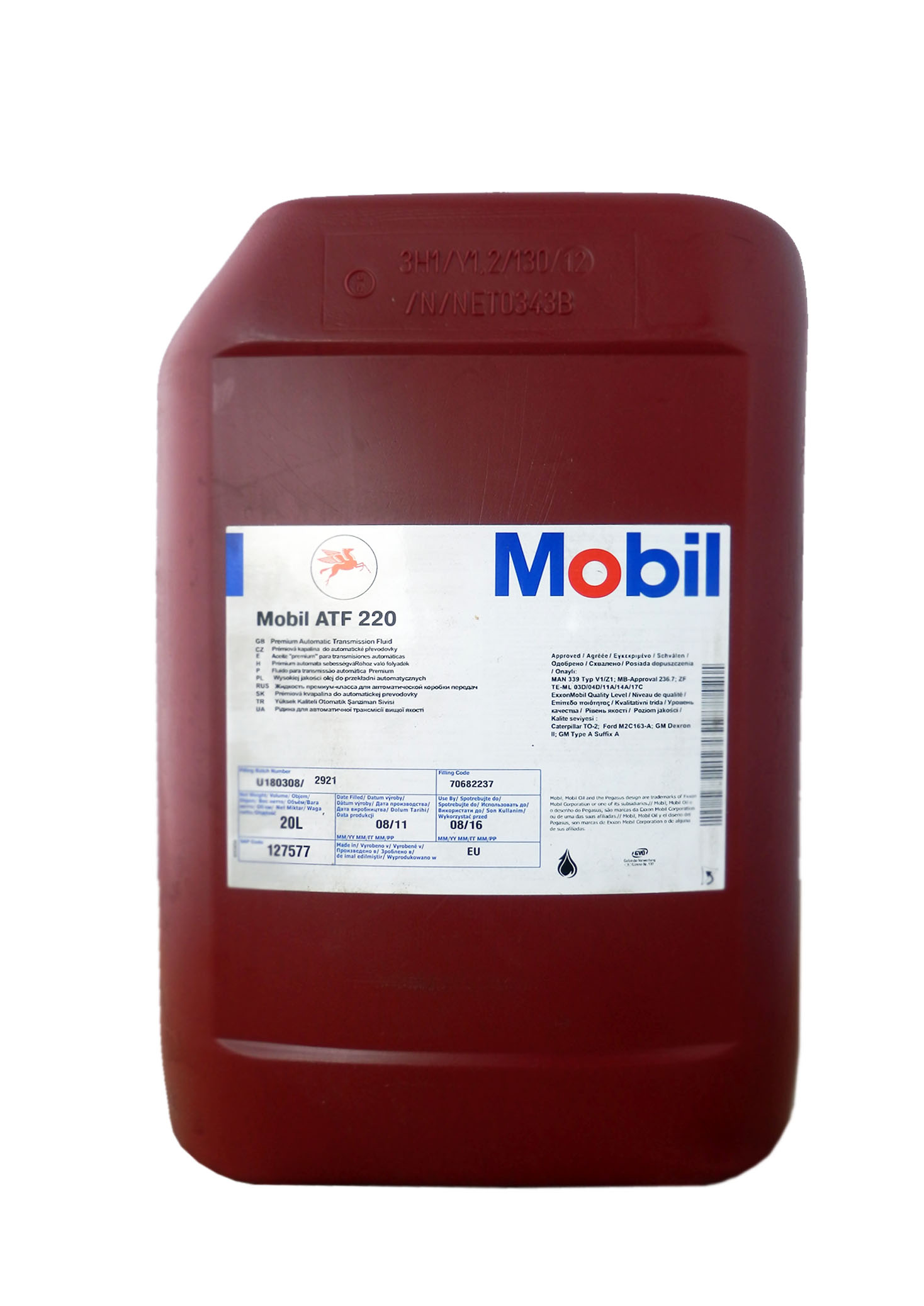 Mobil ATF 220 GM Dexron II, 20л - LubeTradeUz