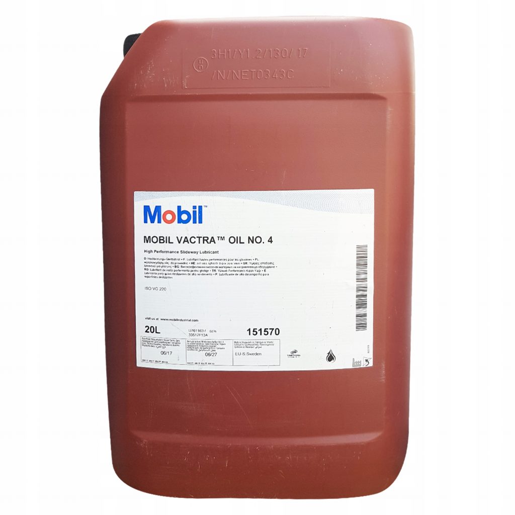 Направляюшии масло MOBIL VACTRA OIL №4, 20л - LubeTradeUz